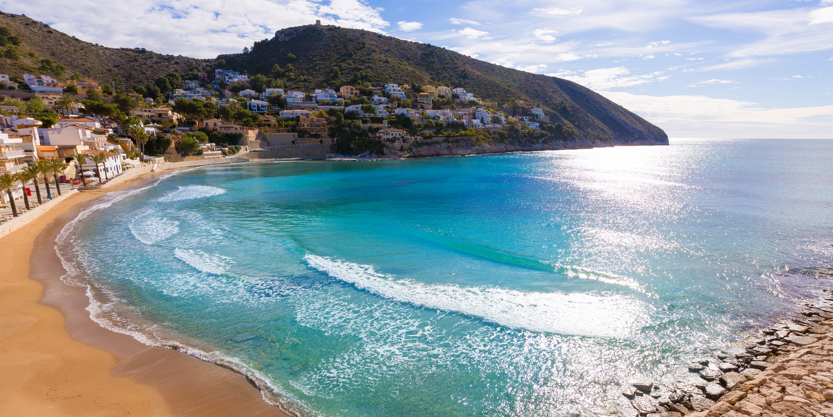 Valencian Community Spain travel holidays guide-Moraira playa el Portet ...