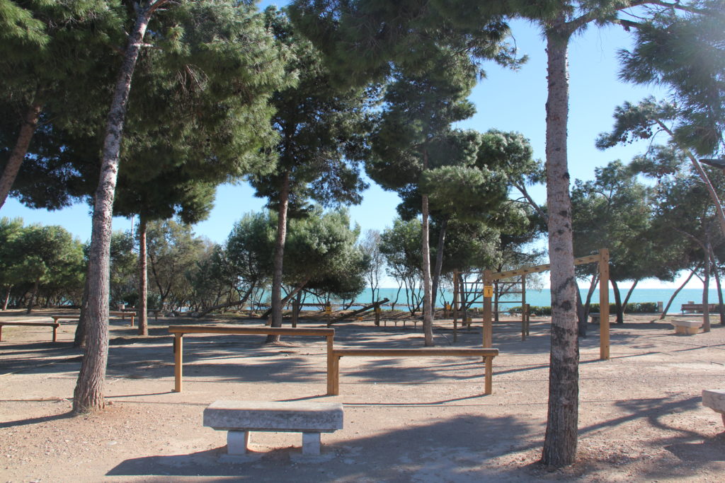 Vinaros Beach Fora del Forat in front of outdoor exercise area - Travel ...